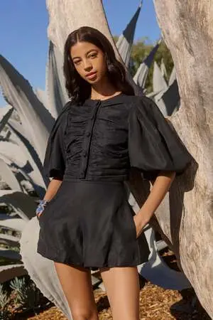 MARIE OLIVER Rowan Top