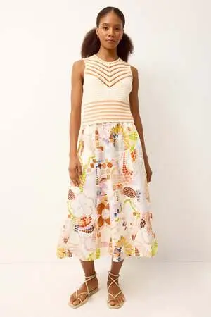 MARIE OLIVER Sasha Skirt - Travertine