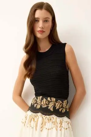 MARIE OLIVER Nev Top - Black