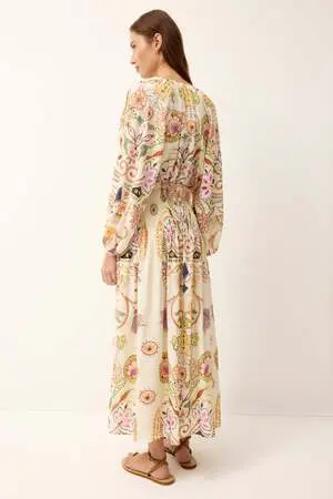 MARIE OLIVER Stacie Viscose Midi Skirt/strapless Dress