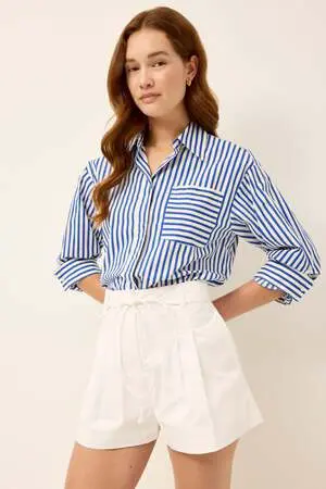 MARIE OLIVER Kirven Blouse - Surf