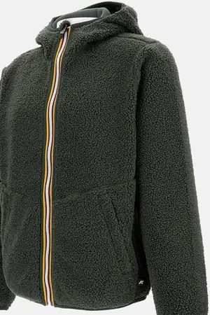 K-WAY Hooded Casual Jacket With Zip Fastening