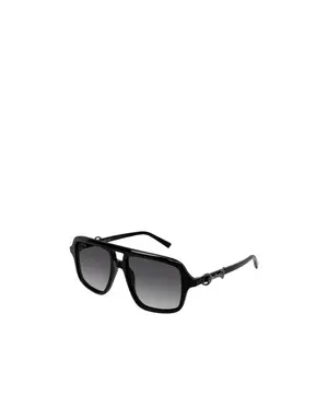 Gucci Navigator Frame Sunglasses - Black