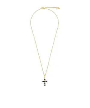 Dolce & Gabbana Dolce Gabbana Cross Charm Necklace - Yellow