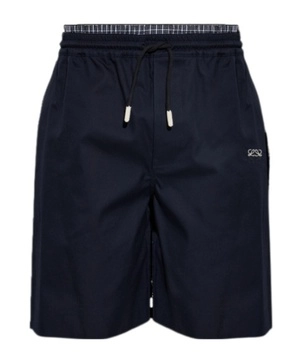 Loewe Elastic Waist Logo Shorts - Dark Navy