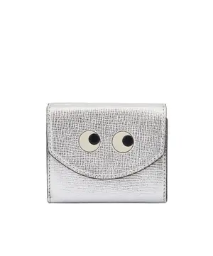 ANYA HINDMARCH Eyes Leather Wallet - Silver