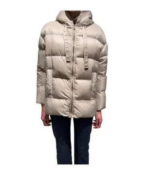 Max Mara Long-sleeved Hooded Jacket