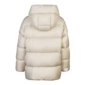 Max Mara Long-sleeved Hooded Jacket - Nude
