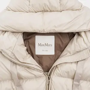 Max Mara Long-sleeved Hooded Jacket - Nude