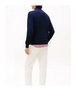 Tommy Hilfiger Logo-embroidered Half-zip Jumper