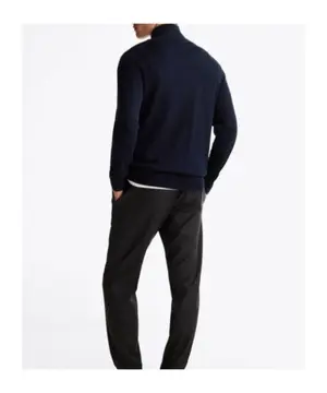 Tommy Hilfiger Logo-embroidered Half-zip Jumper