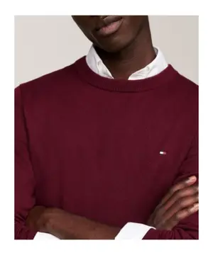 Tommy Hilfiger Cotton Cashmere Crew Neck Jumper
