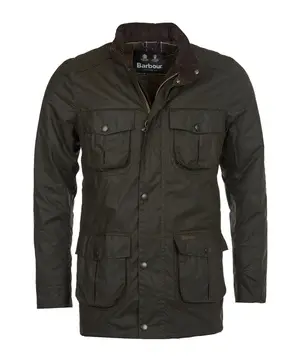Barbour Corbridge Wax Jacket - Black