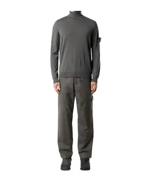 Stone Island Logo Patch Roll-neck Jumper