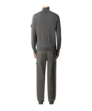 Stone Island Logo Patch Roll-neck Jumper