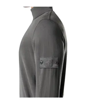 Stone Island Logo Patch Roll-neck Jumper