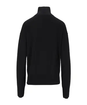 Barena Venezia Stand-up Collar Knitwear With Button Detailing