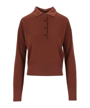 Barena Venezia Long-sleeved Knitted Pullover - Brown