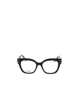 Dior Round Frame Glasses - Black