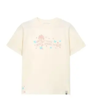 Palm Angels Graphic Printed T-shirt - Off-white-multi-color