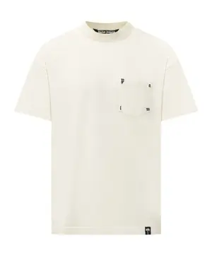 Palm Angels Palm Rib Pocket T-shirt - White