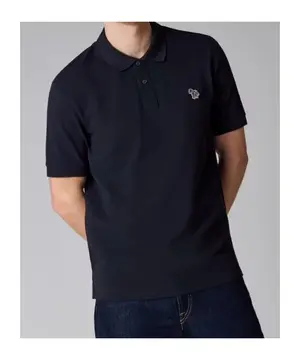 Paul Smith Zebra Patch Polo Shirt - Deep Navy Blue