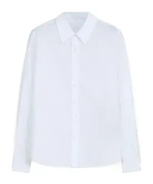 JIL SANDER Fitted Poplin Shirt - White