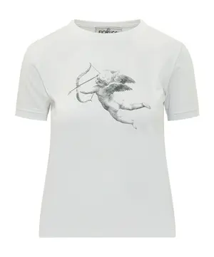Fiorucci Angel Print T-shirt - White