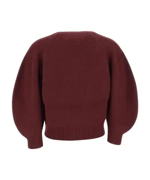 KAOS Balloon-sleeve Knitted Sweater