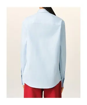 AMI Paris Logo Detailed Long Sleeved Shirt