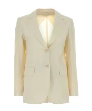 Max Mara Assenzi Single-breasted Blazer - Nude