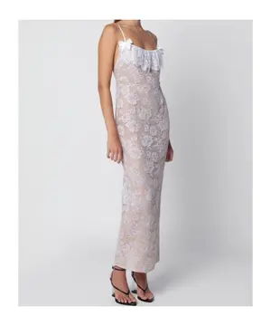 Alessandra Rich Lace Slip Dress