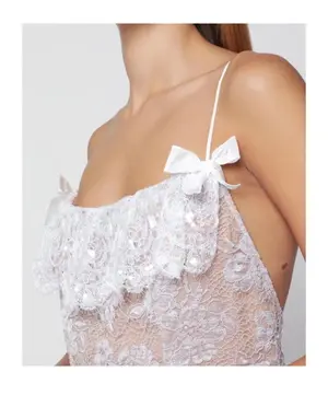 Alessandra Rich Lace Slip Dress
