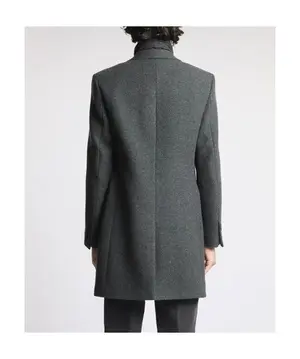 FAY Herringbone-pattern Double Coat