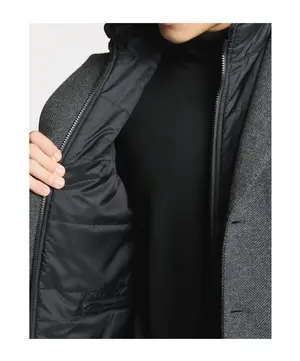 FAY Herringbone-pattern Double Coat