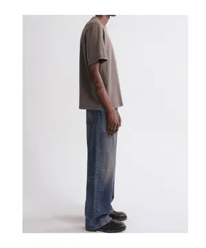 AGOLDE Luka Jeans In Washed Dark Indigo Denim