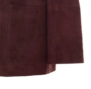 Max Mara Long-sleeve Leather Jacket