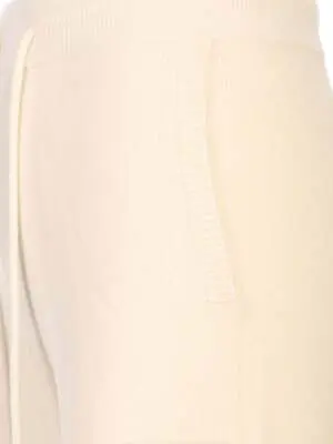 Max Mara Elasticated Waistband Straight Leg Trousers With Drawstring And Side Pockets
