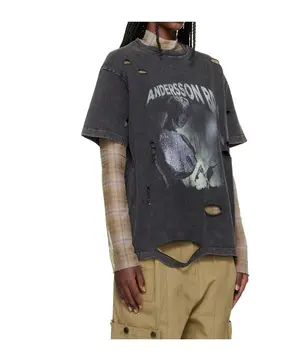 Andersson Bell Layered Printed T-shirt