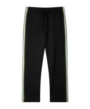 Paul Smith Side Stripe Wide-leg Pants - Black