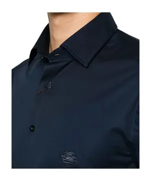 Etro Logo-embroidered Button-down Shirt