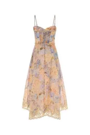 Zimmermann Valiant Tucked Midi Dress