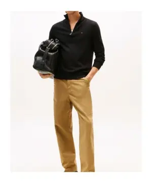 Tommy Hilfiger Long-sleeve Mock Neck Half-zip Knit Top