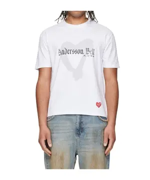 Andersson Bell Heart-patterned T-shirt