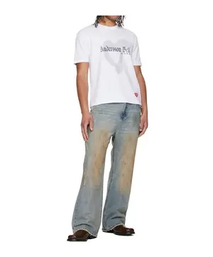 Andersson Bell Heart-patterned T-shirt