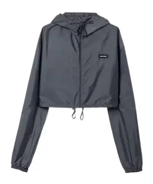 Miu Miu Long-sleeved Casual Jacket - Hematite