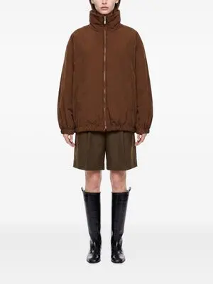 Max Mara Claudia Reversible Bomber Jacket - Brown