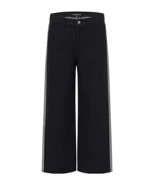 Patrizia Pepe Bi-colour Wide-leg Jeans