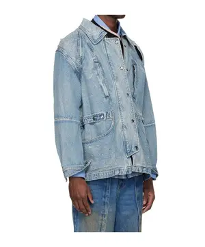 Andersson Bell Jeweled Denim Jacket