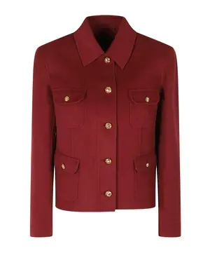 Max Mara Mstvenere Boxy Pocket Jacket - Red
